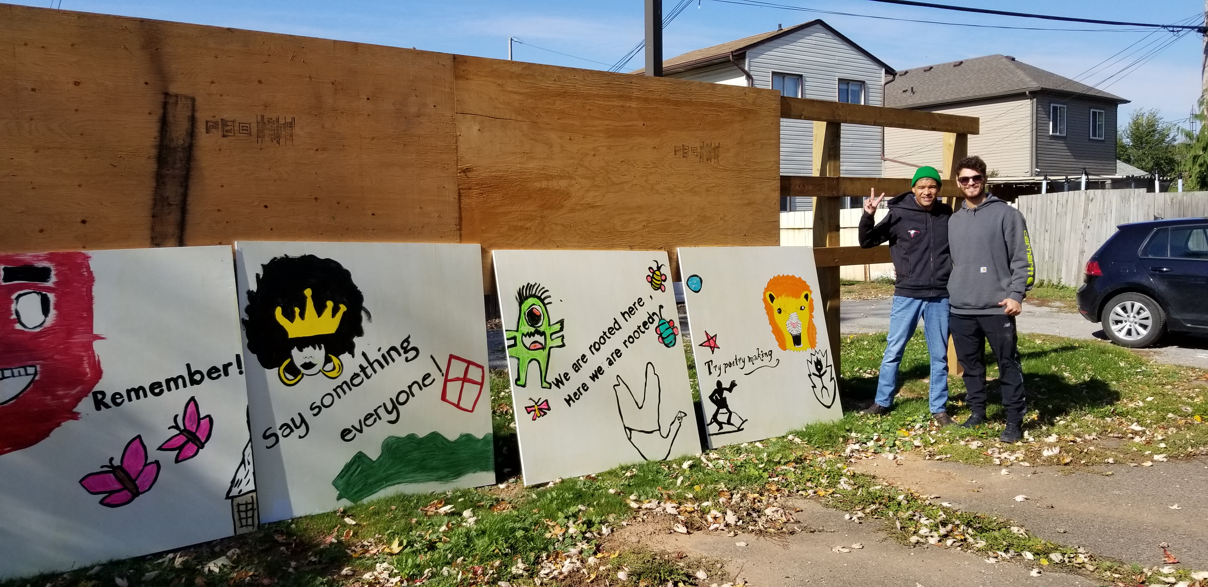 Creative Commons Wall – Red Tree Artists' Collective